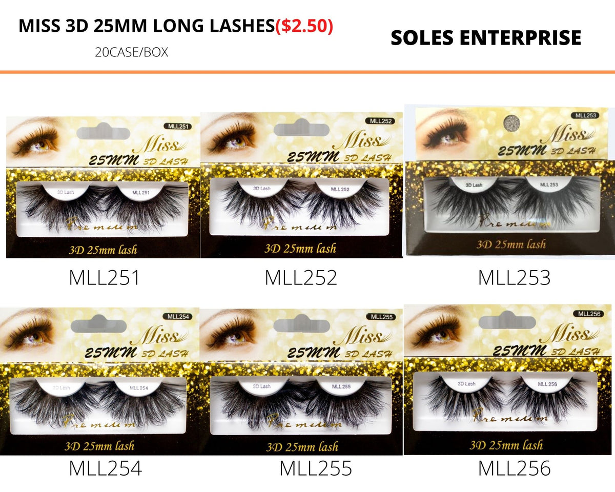 Miss Lashes™ -3D Long – SOLES 365